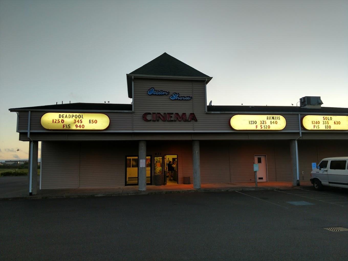 Ocean Shores Cinema - Showtimes & Tickets