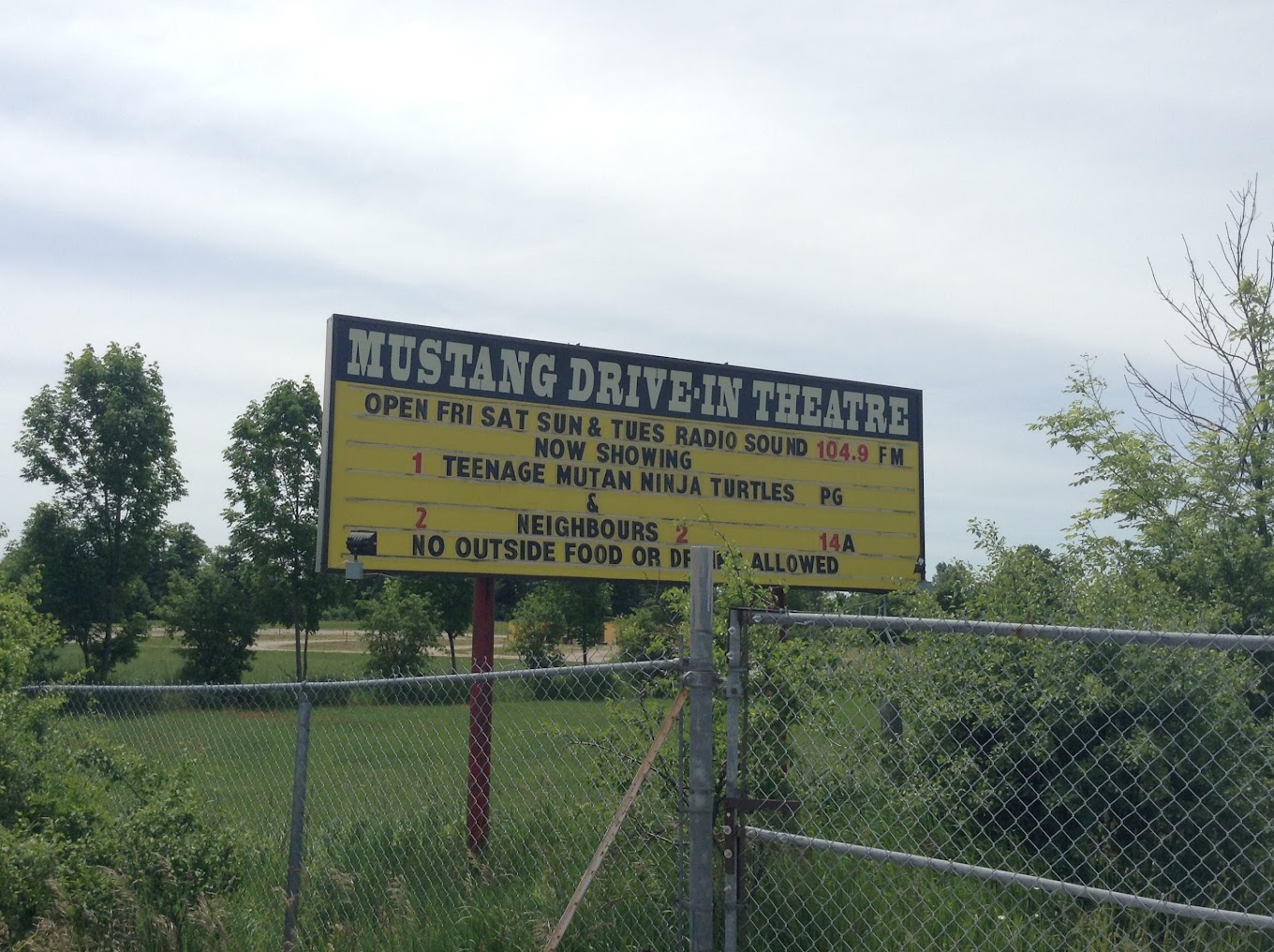 Mustang Drive-In Theatre - Showtimes & Tickets